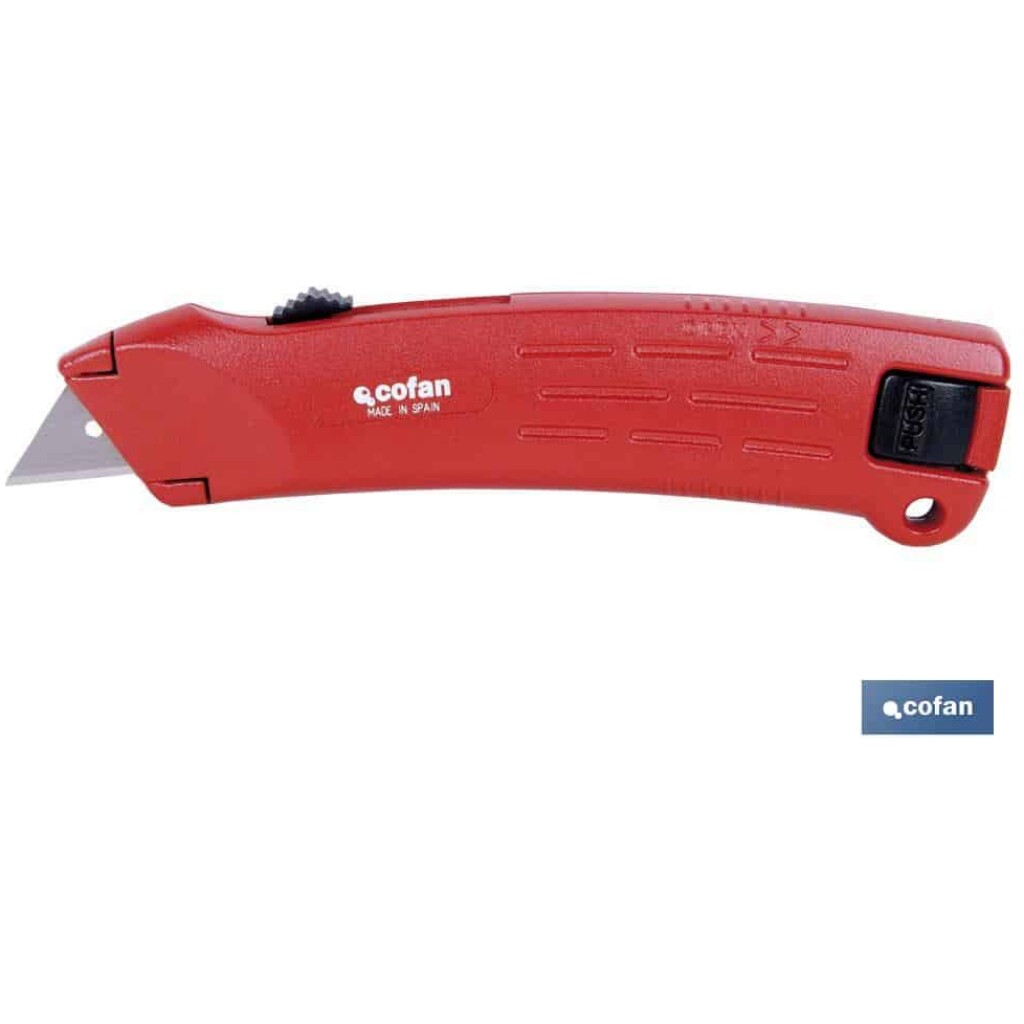 Cutter Retractil Zamak • Herramientas Bazarot