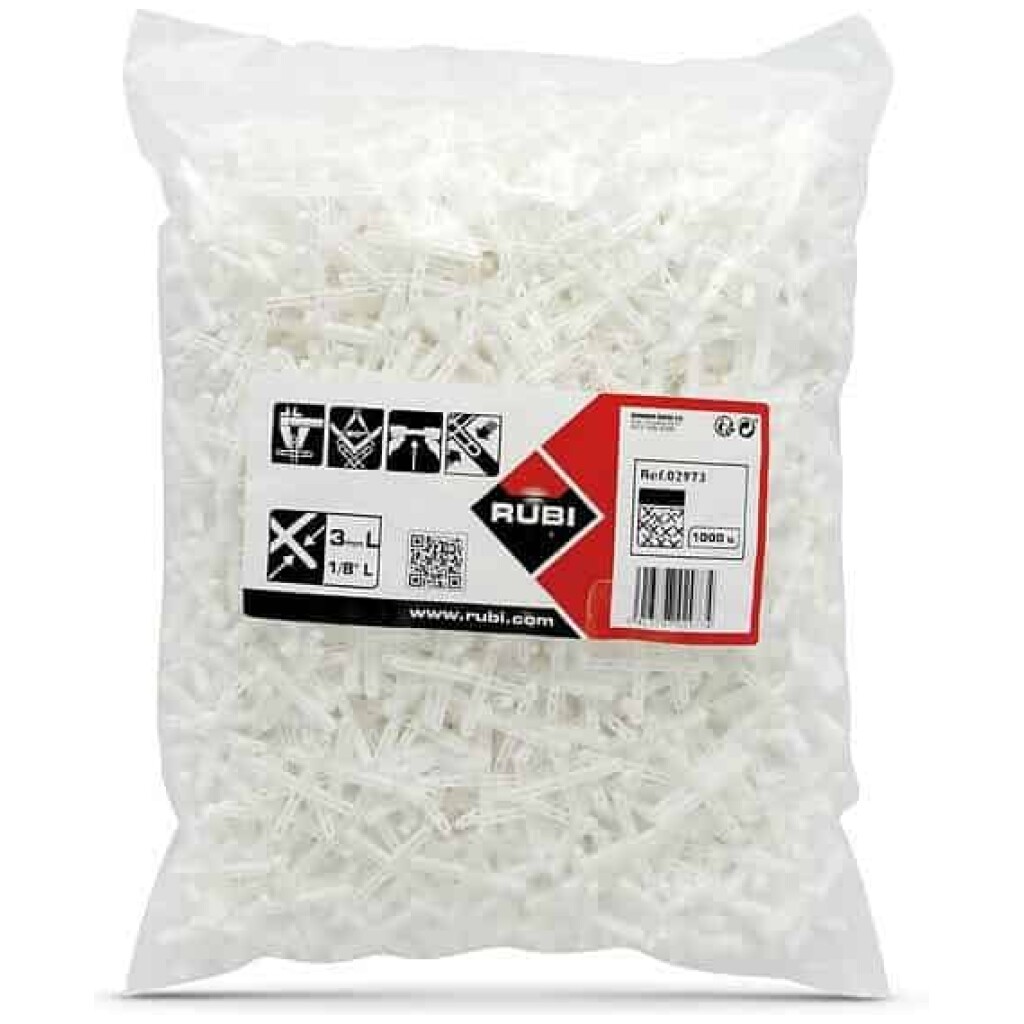 Crucetas para juntas 3 mm. L "Reforzadas" (B-1000 u.) • Herramientas ...
